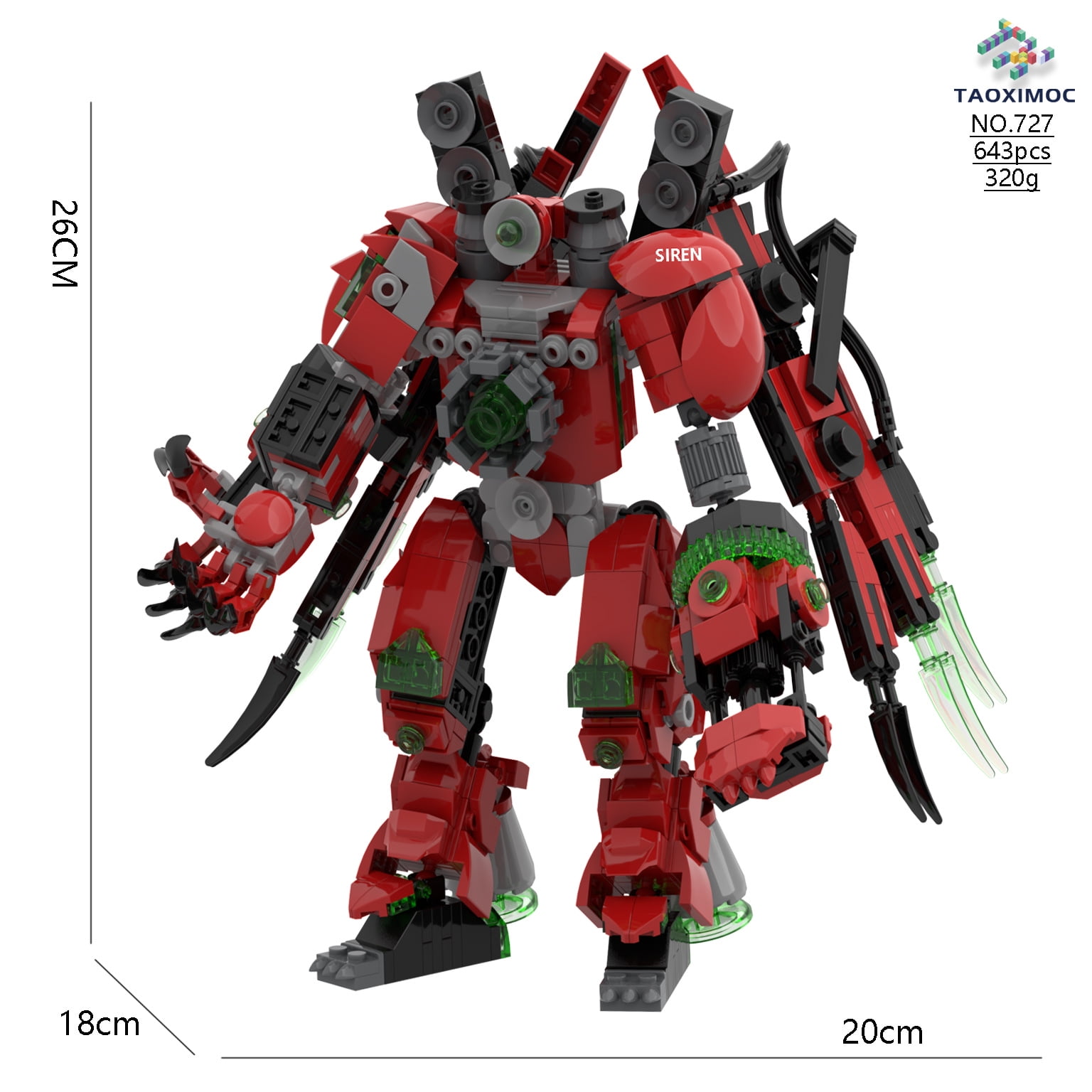 Toilet Man Battle Minifigure Building Blocks Set,Titan Siren,Speakerman ...