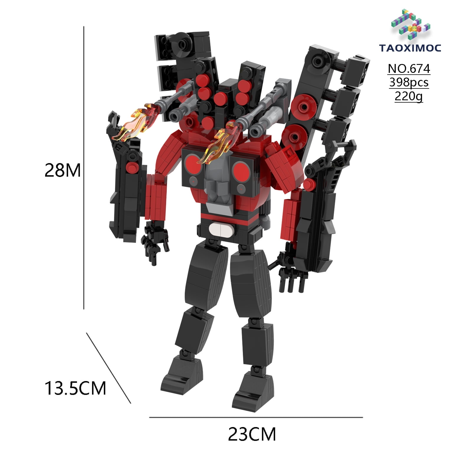 Toilet Man Battle Minifigure Building Blocks Set,Titan Siren,Speakerman ...