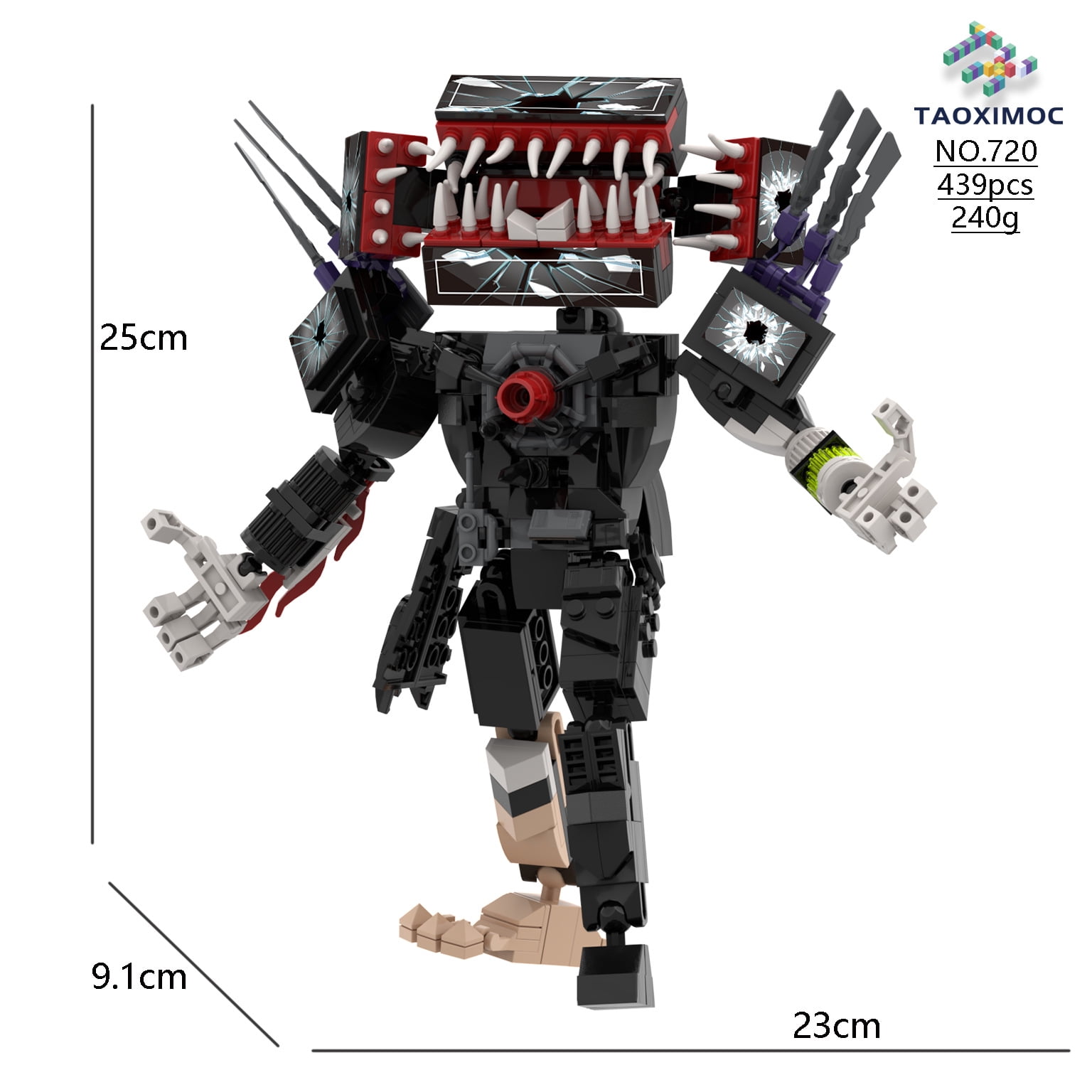 Toilet Man Battle Minifigure Building Blocks Set,Titan Siren,Speakerman ...