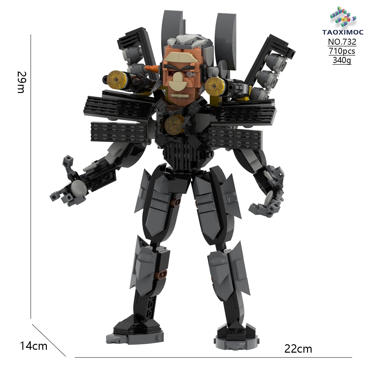 Toilet Man Battle Minifigure Building Blocks Set,Titan Siren,Speakerman ...