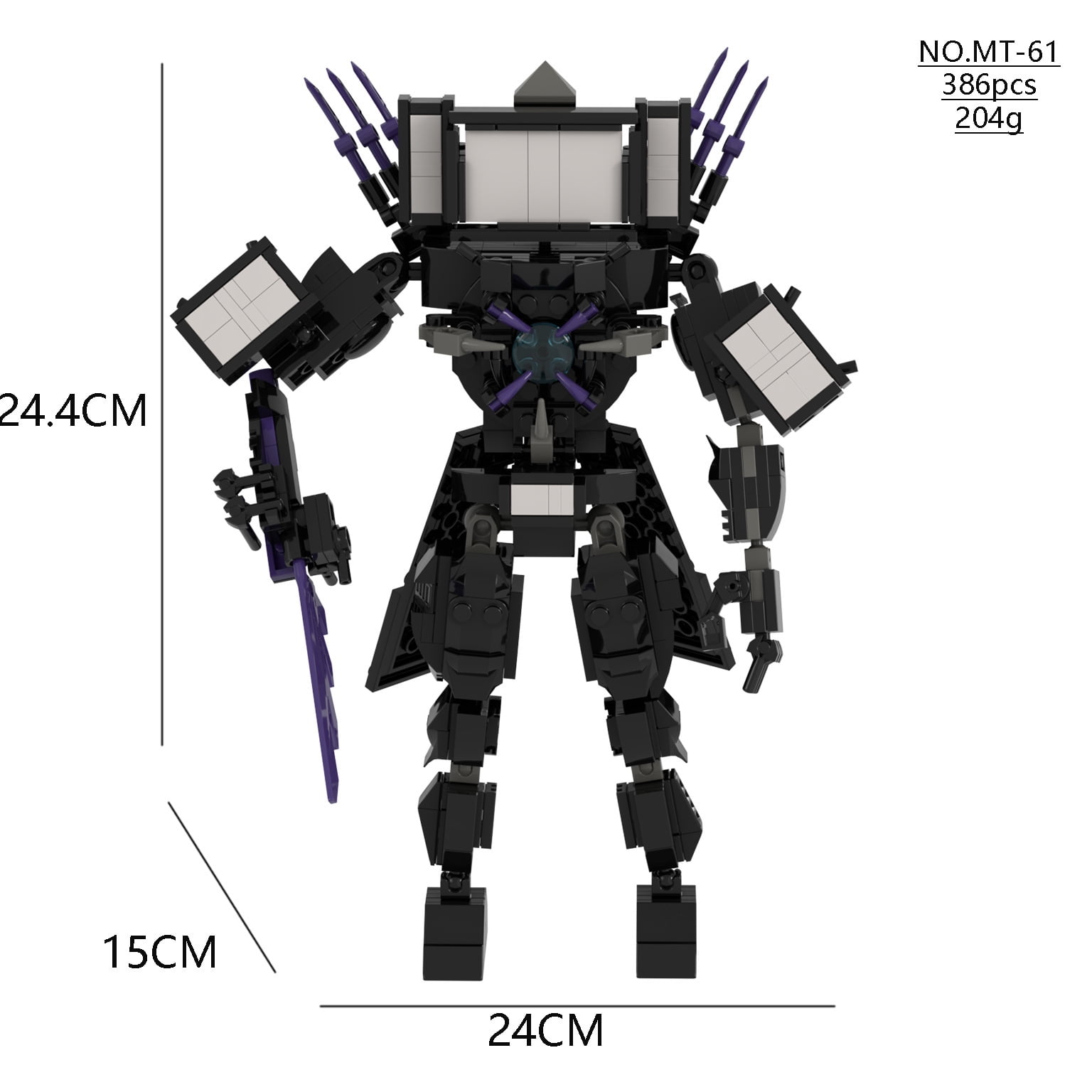 Toilet Man Game Building Blocks Toy Set,Titan Speaker Man/TV Man/Camera ...