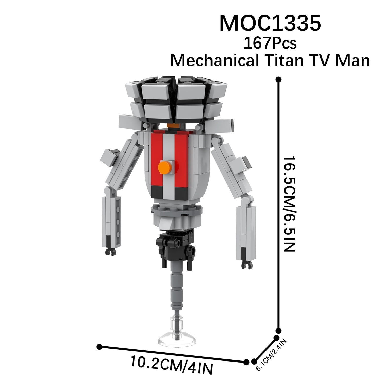 Toilet Man Game Building Blocks Toy Set,Titan Speaker Man/TV Man/Camera ...