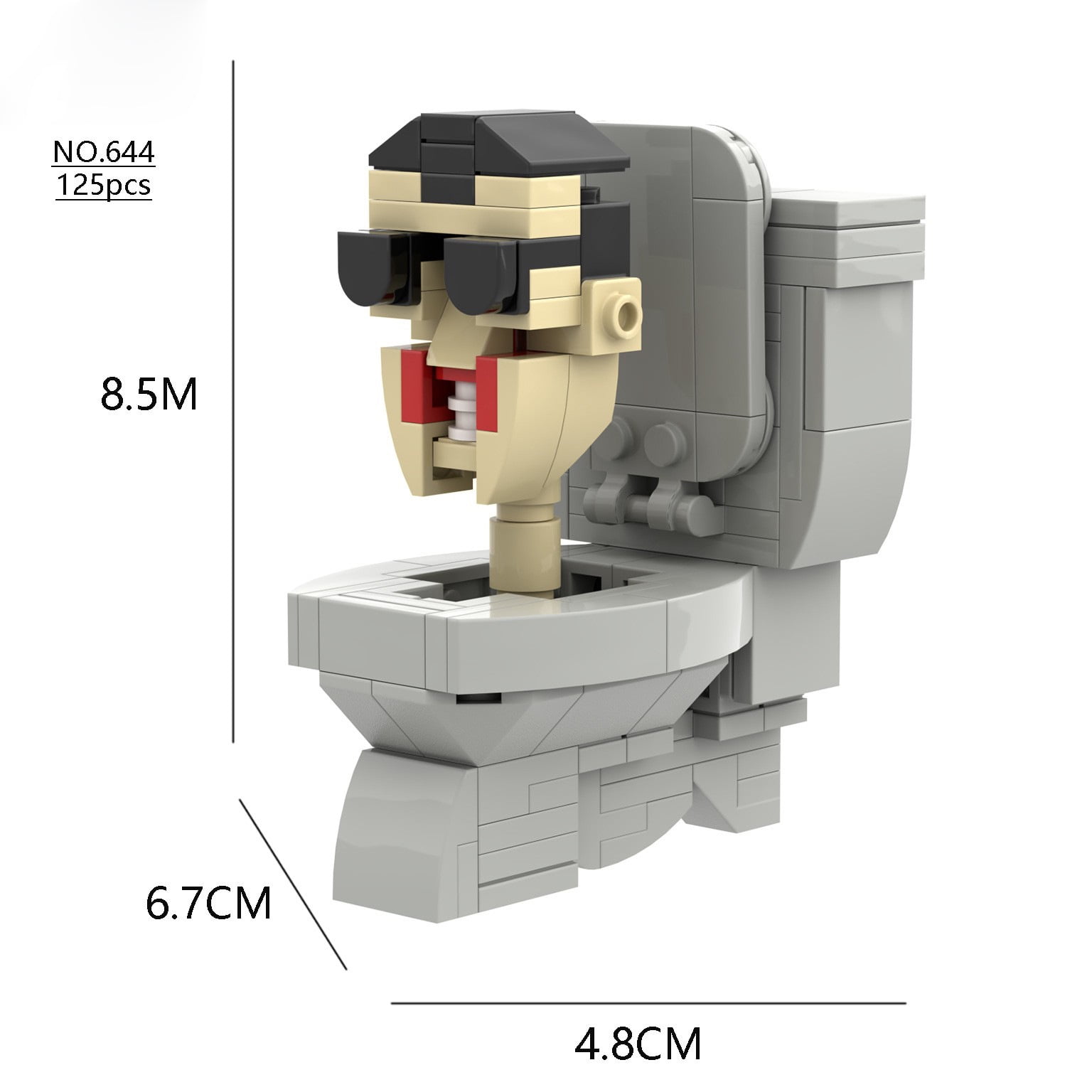 Toilet Man Game Building Blocks Toy Set,Titan Speaker Man/TV Man/Camera Man/Super Monitor Toys ...