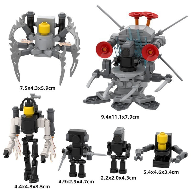 Toilet Man Game Building Blocks Toy Set,Titan Speaker Man/TV Man/Camera ...