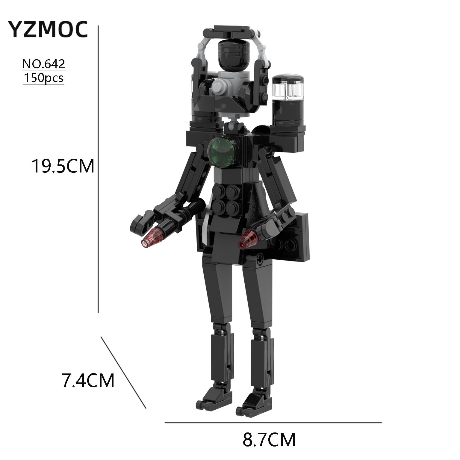 Toilet Man Game Building Blocks Toy Set,Titan Speaker Man/TV Man/Camera ...