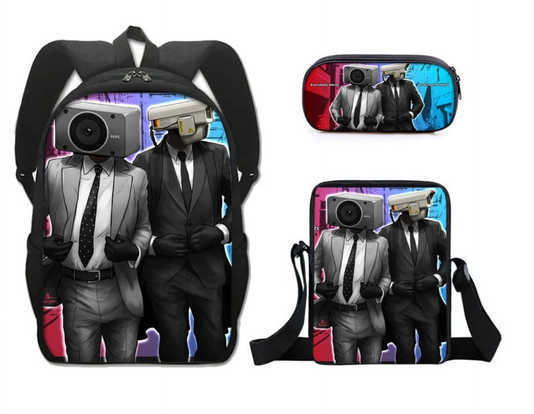Toilet Man Schoolbags For Primary And Secondary School Students Skibidi ...