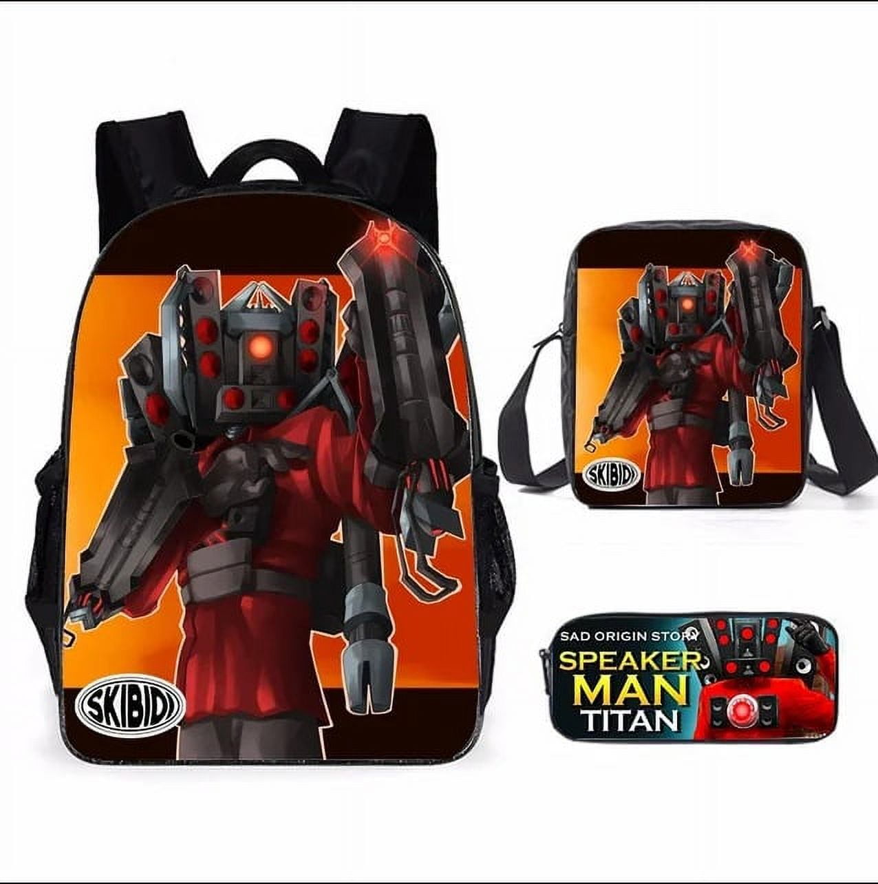 Toilet Man Schoolbags For Primary And Secondary School Students Skibidi ...