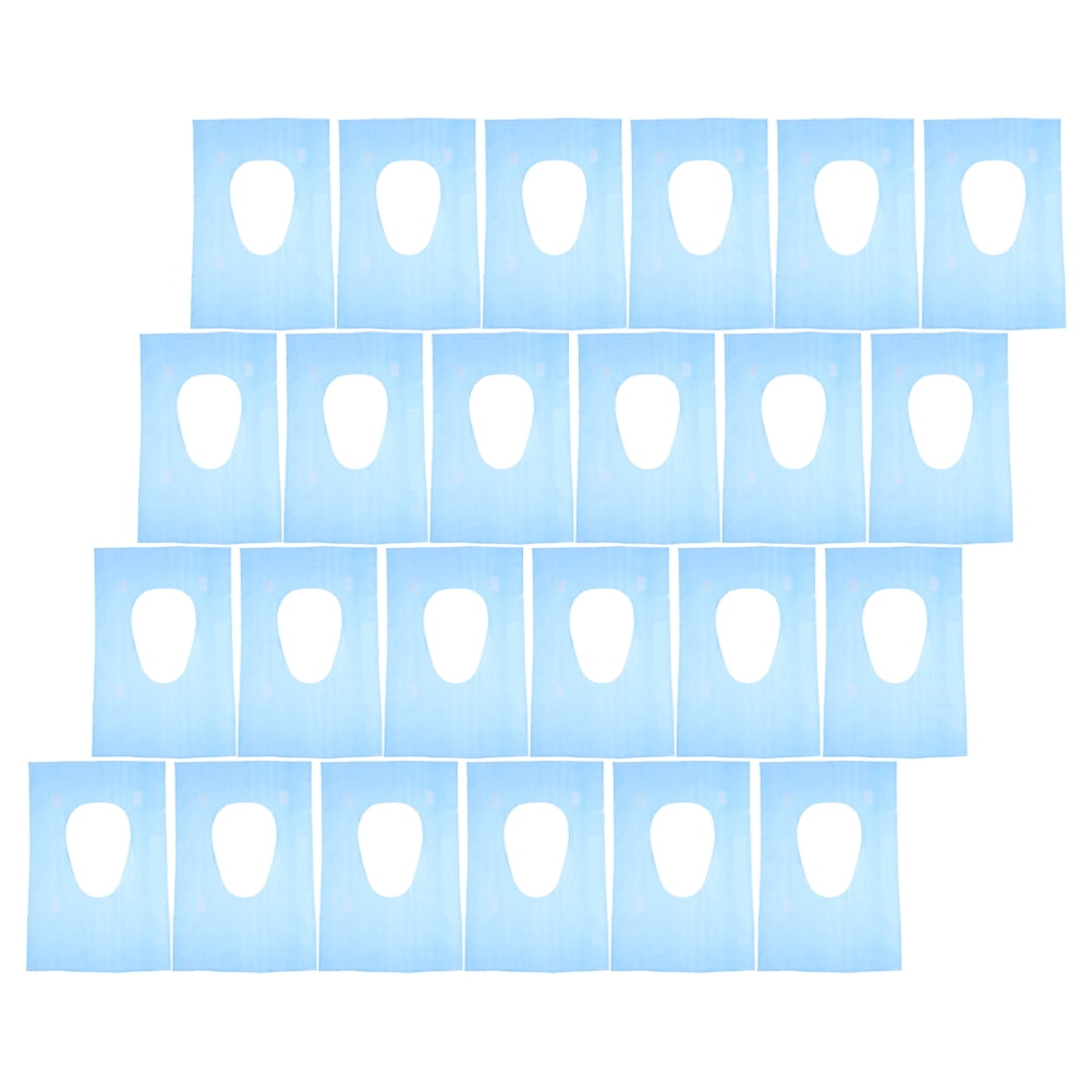 Toilet Mat Ring Cushion Travel Child 30 Pcs Dirty Pe Film Wood Pulp ...