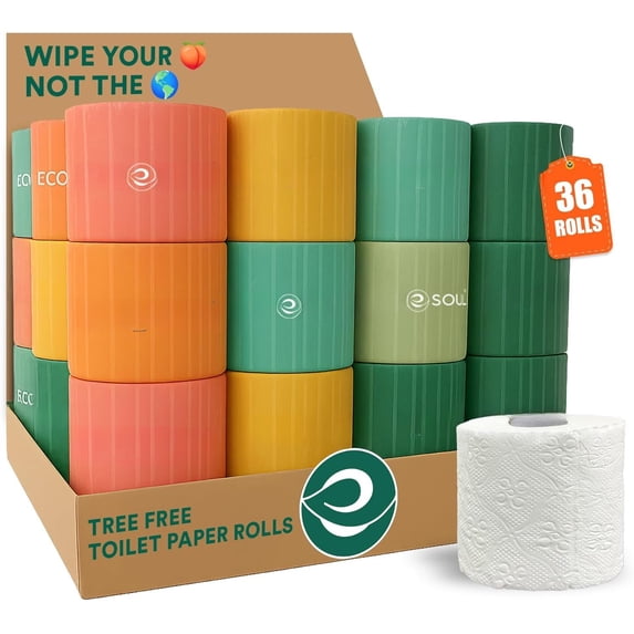 Toilet Paper 3 Ply | 36 Mega Rolls | 300 Sheets Each | FSC , Textured ...