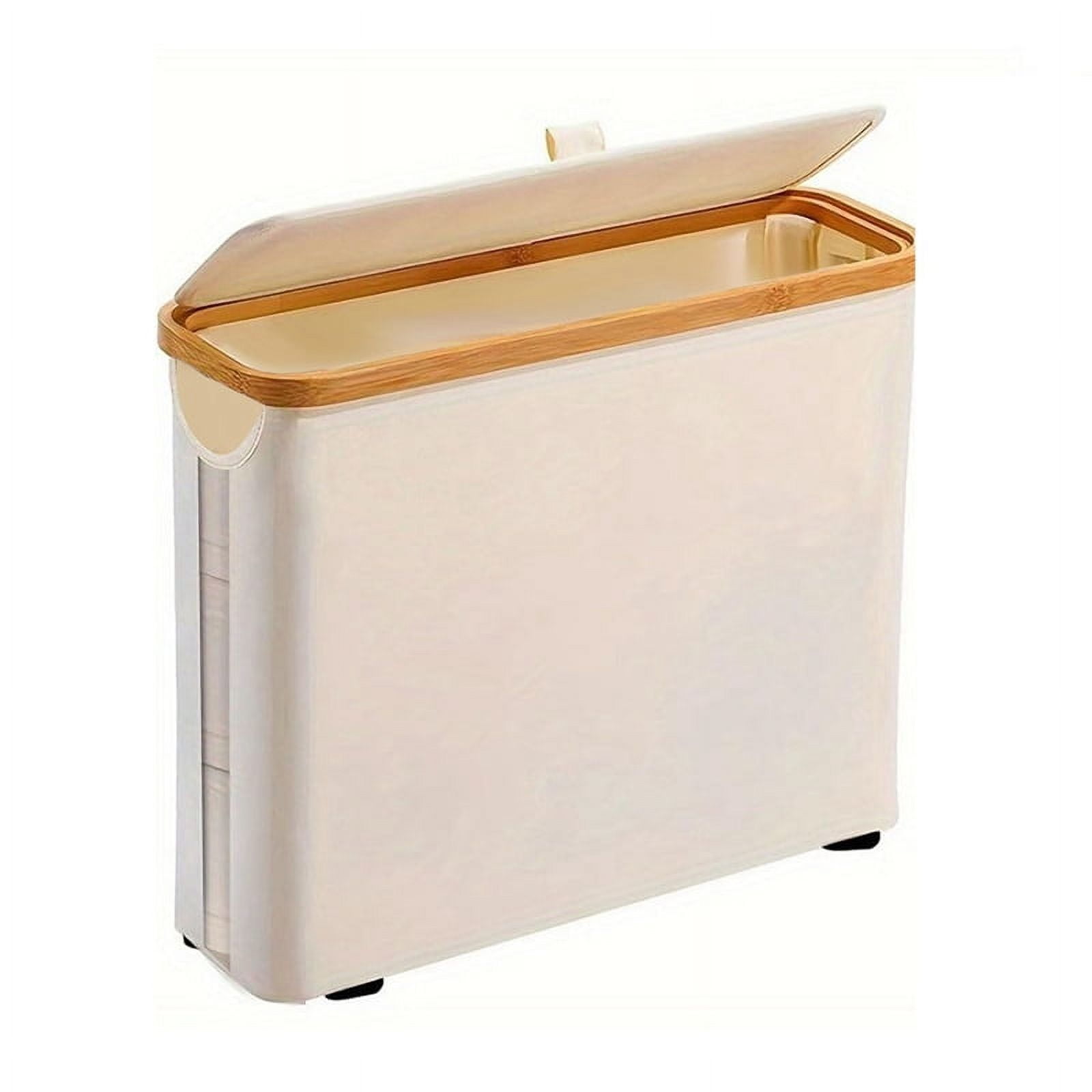 Toilet Paper Bin, Toilet Paper Bin for Bathroom Toilet Paper Storage Bin with Lid, Toilet Paper ...