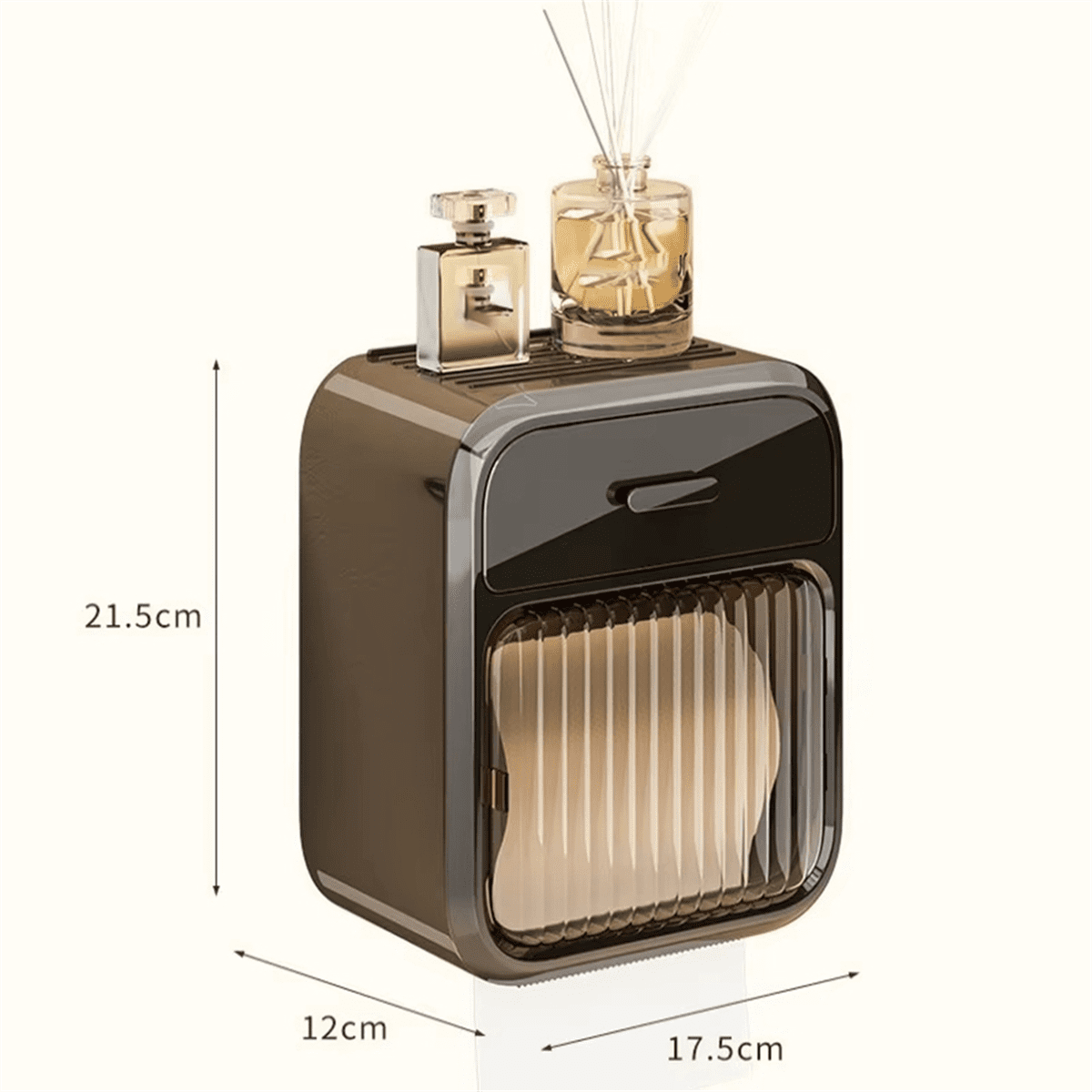 Toilet Paper Box Toilet Paper Roll Storage Rack Bathroom Roller Tissue ...