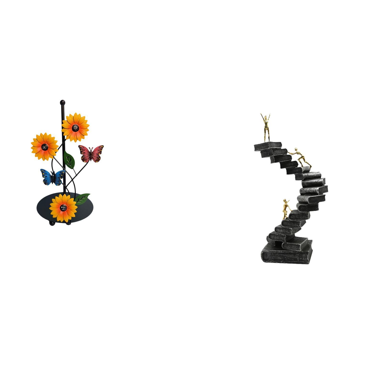Toilet Paper Holder Book Stairs Sculpture Abstract Thinker Figurine ...