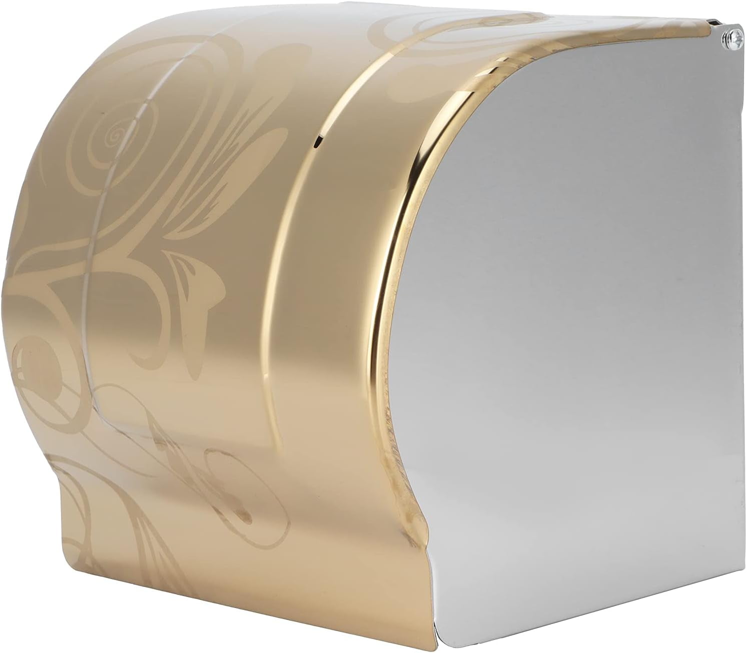 Toilet Paper Holder with Cover, Waterproof Toilet Paper Roll Holder ...