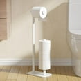 Toilet Paper Holder Free Standing - Large Capacity Toilet Paper Holder ...