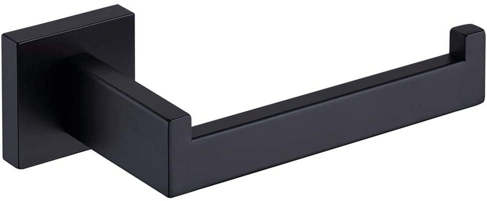 Toilet Paper Holder Matte Black, Toilet Tissue Roll Holders Dispenser ...
