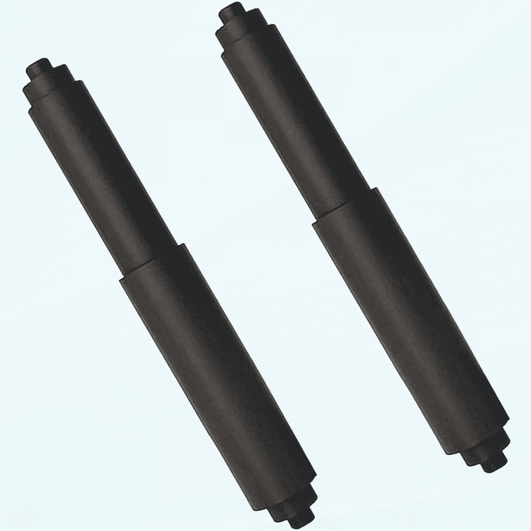 Toilet Paper Holder Roller 2pcs Black Color Plastic Toilet Tissue ...