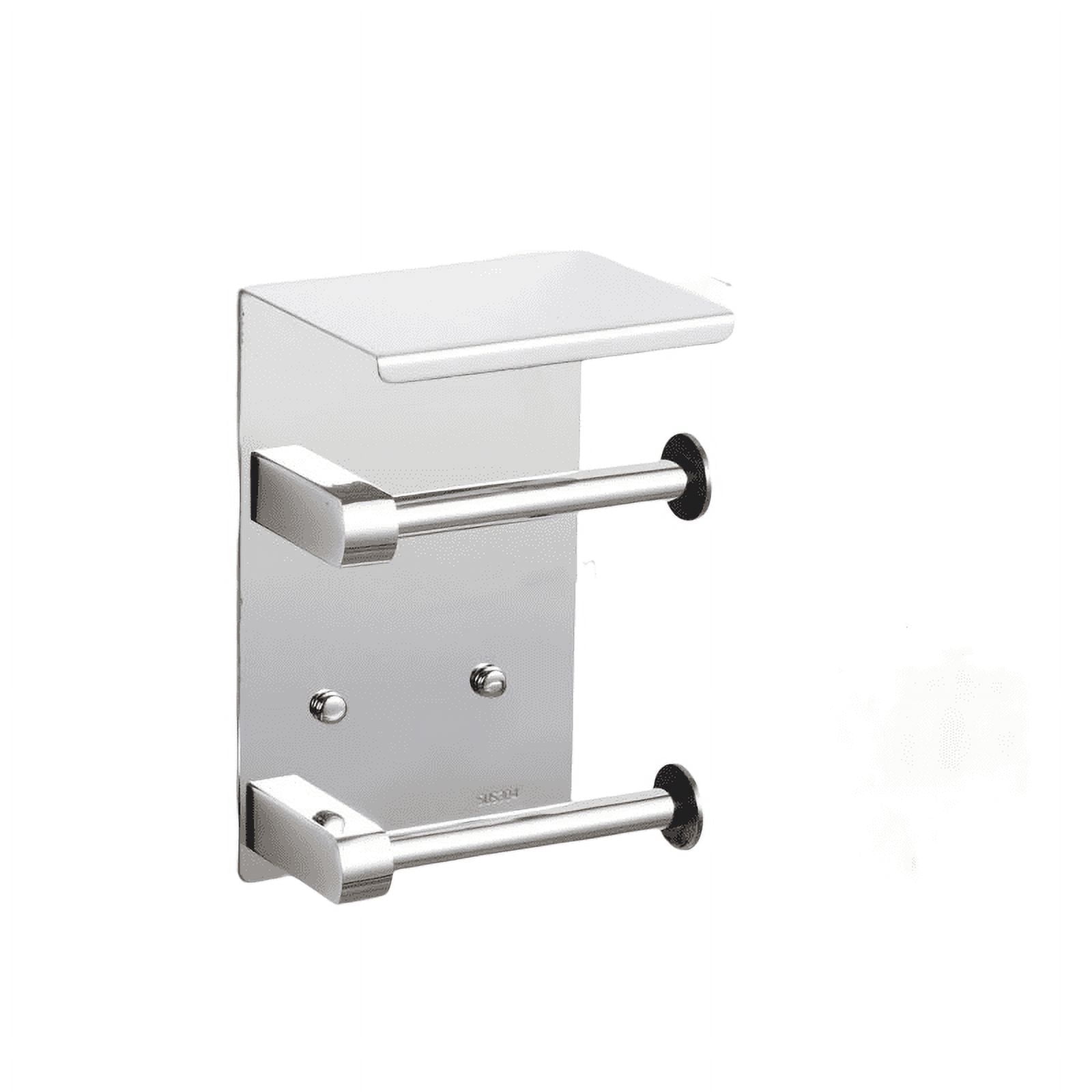 Toilet Paper Holder, Self Adhesive No Drilling Toilet Paper Roll Holder ...
