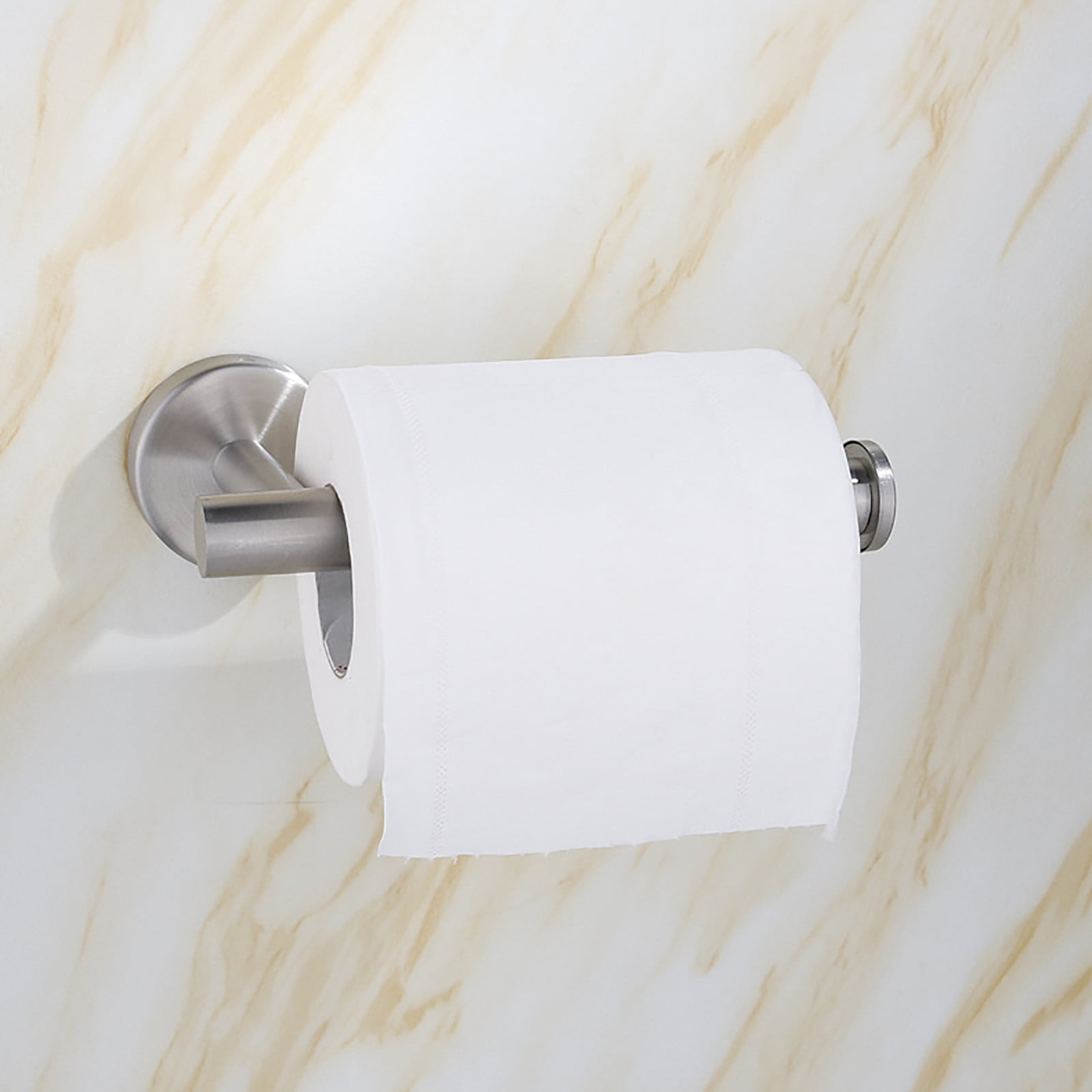 Toilet Paper Holder,Self Adhesive Toilet Paper Holder Wall Mount for ...