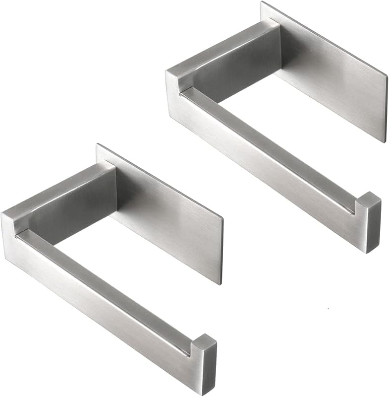 Toilet Paper Holder, Self Adhesive Tissue Holder Stainless Steel ...