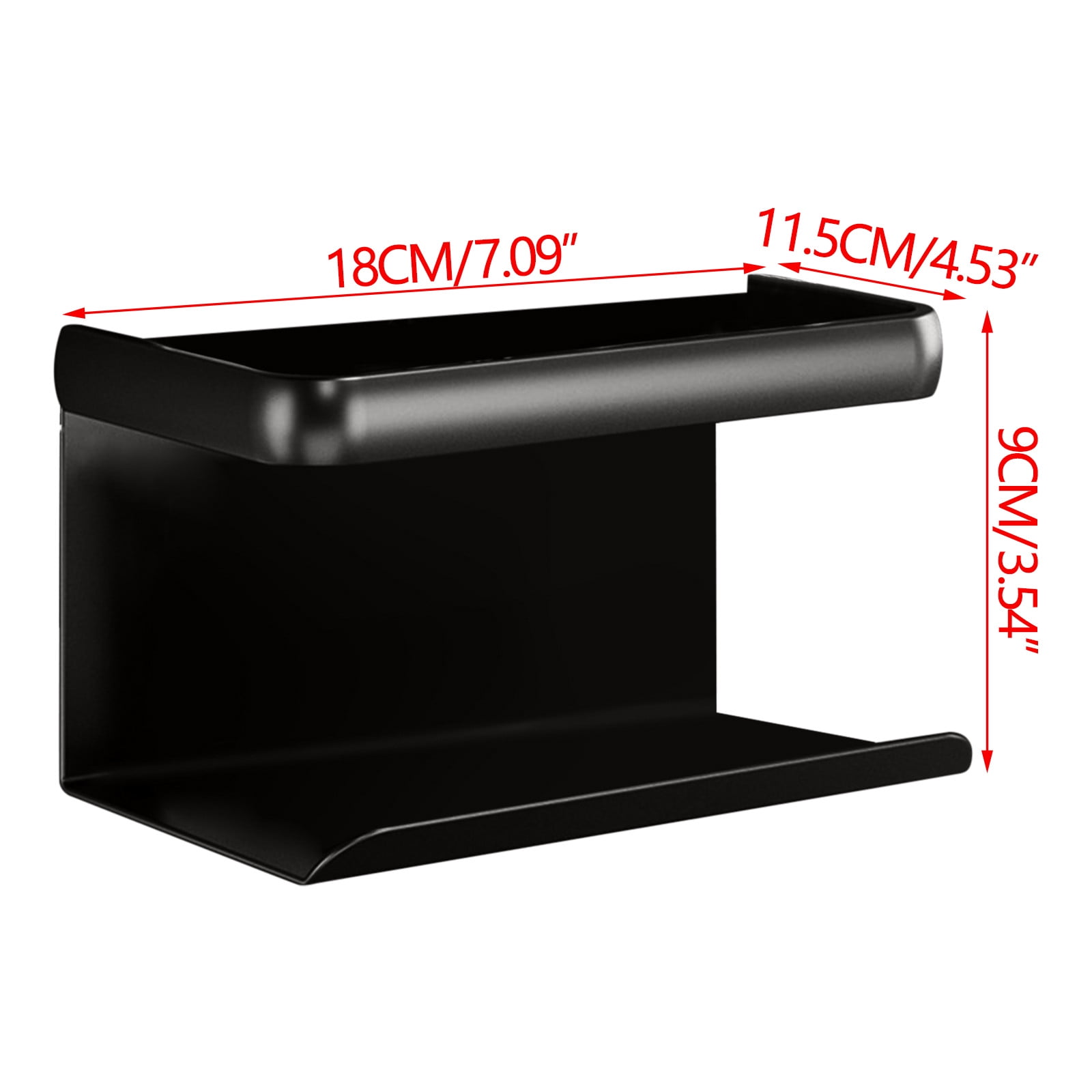 Toilet Paper Holder with Shelf, Bathroom Storage Toilet Roll Holder ...