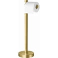 Toilet Paper Holder Stand, 4.4lbs Heavy Duty Stainless Steel Free ...