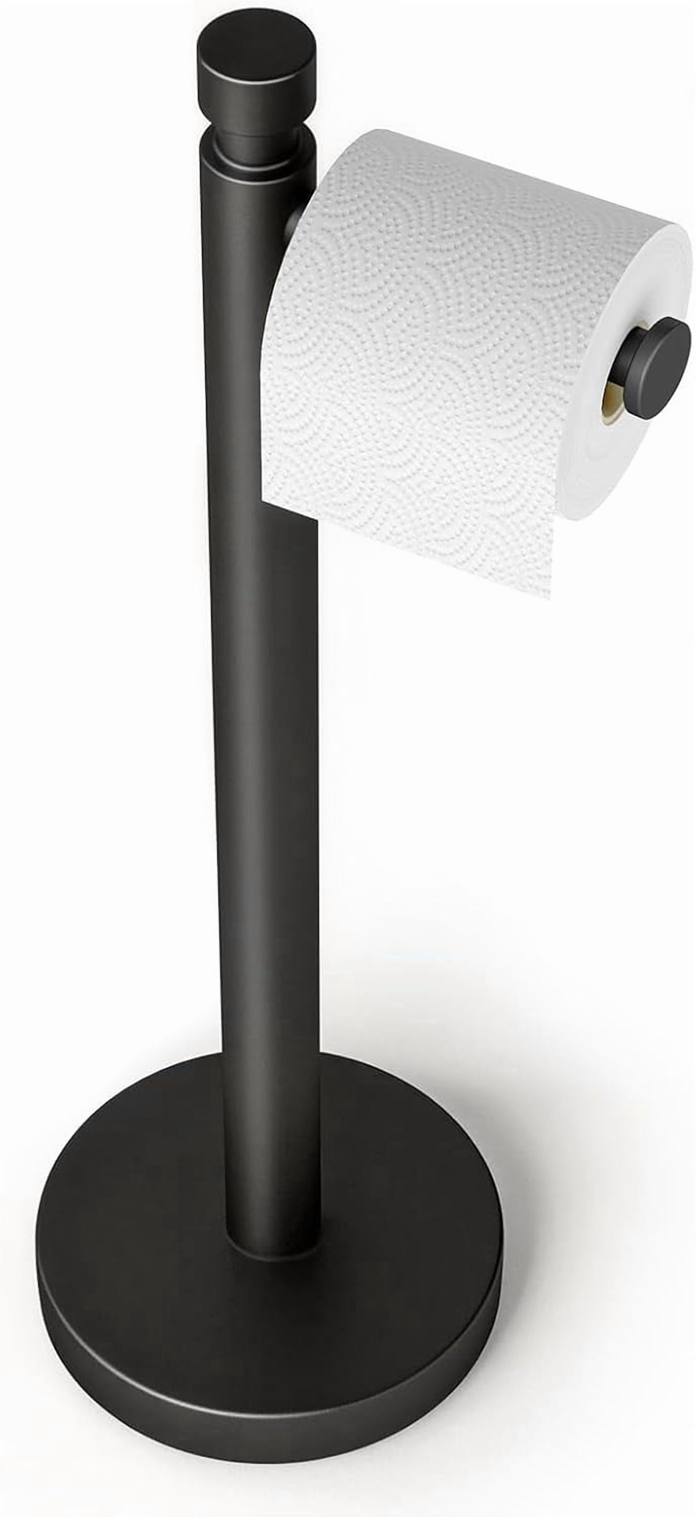 Toilet Paper Holder Stand, 4.4lbs Heavy Duty Stainless Steel Free ...