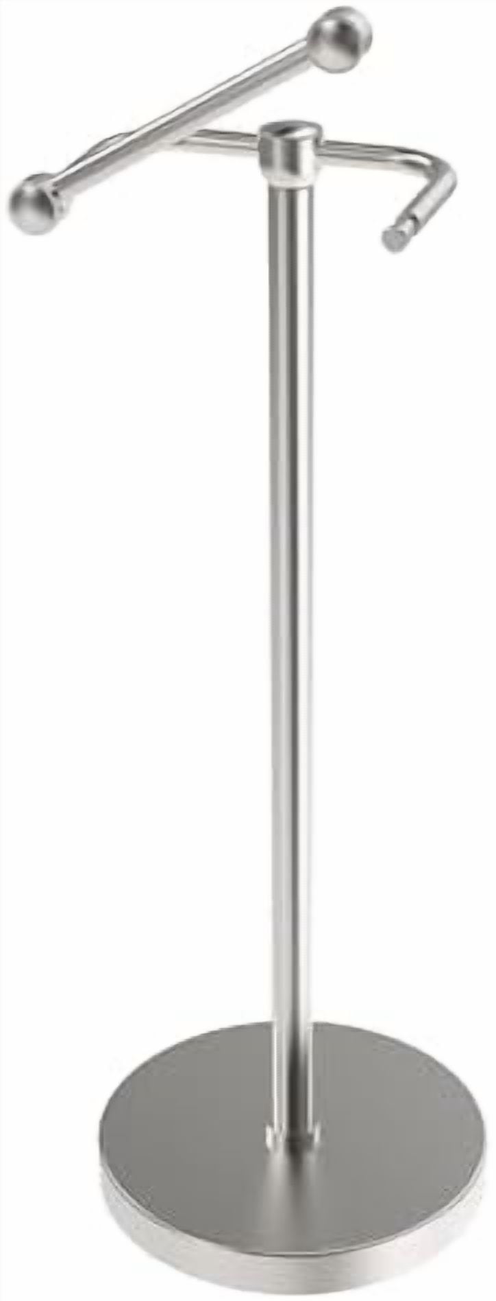 Toilet Paper Holder Stand, Post Pivoting Design Free Standing Toilet ...