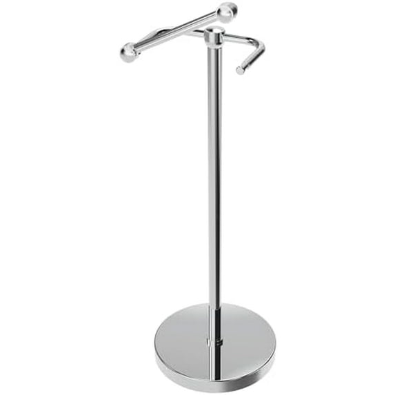 Toilet Paper Holder Stand, Post Pivoting Design Free Standing Toilet ...