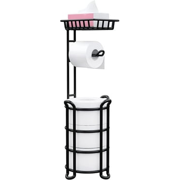 SunnyPoint Deluxe Free Standing Heavy Weighted Toilet Tissue Paper Roll ...