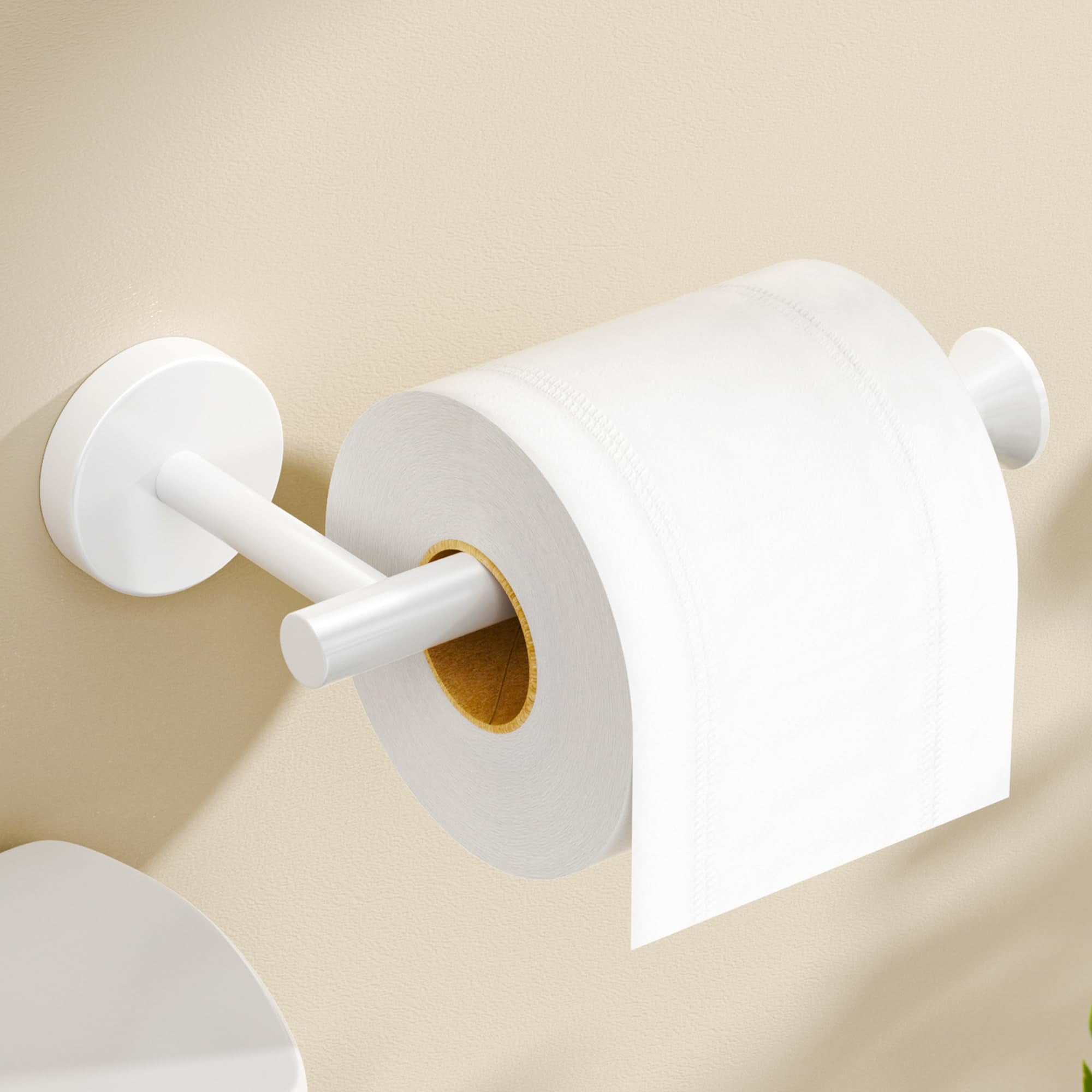 Toilet Paper Holder Wall Mount Bathroom Paper Roll Holder Tissue Handle ...