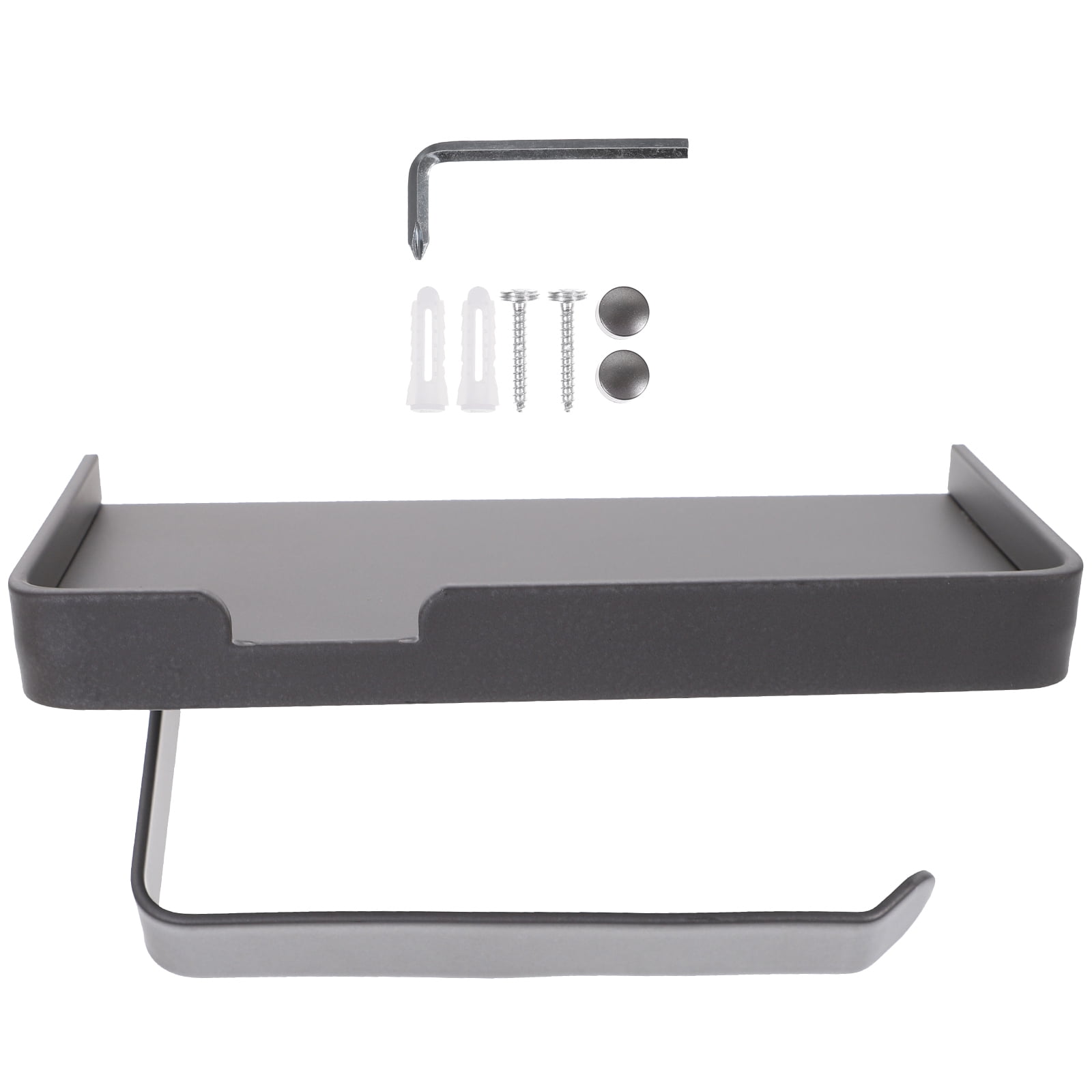 Toilet Paper Holder Wall Mount Toilet Paper Rack Multipurpose Bathroom