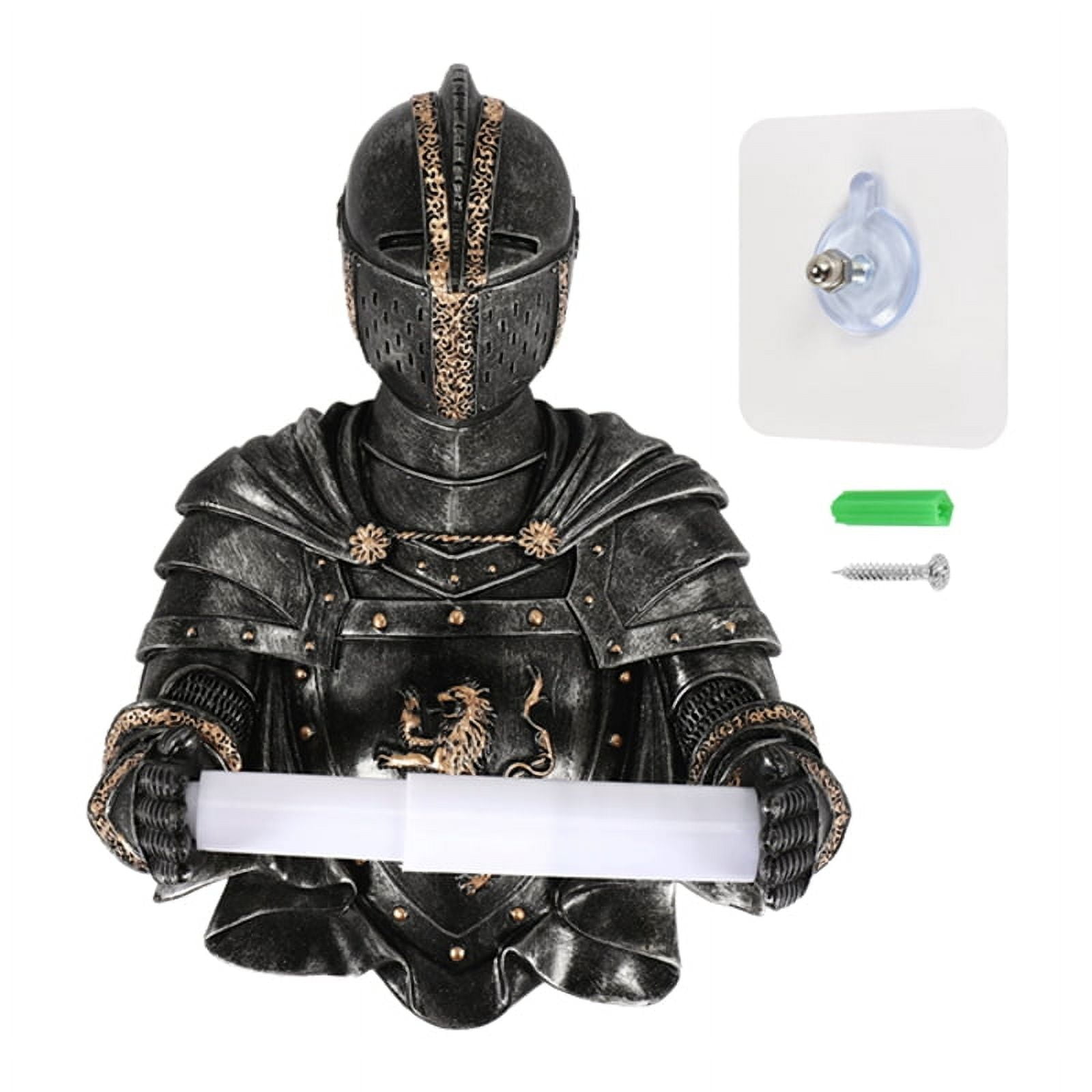 Toilet Paper Holders Roll Medieval Statue Knight to Remember Gothic ...