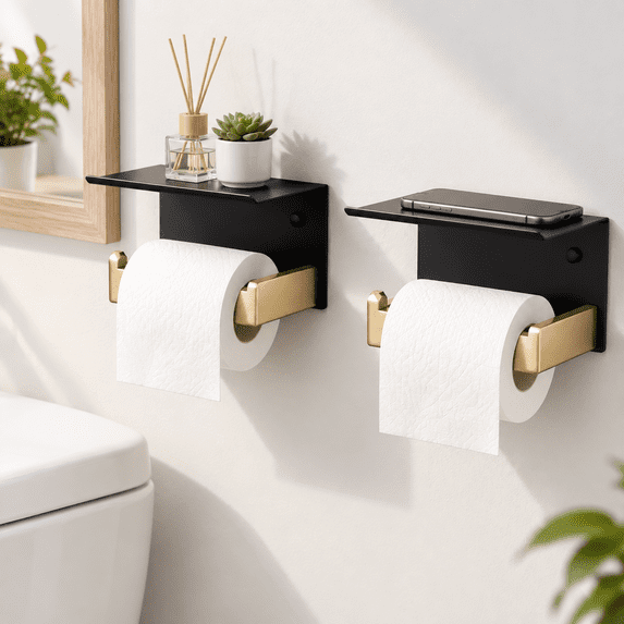 Toilet Paper Holders With Shbathroom Roll Holder Wall Mounted T-304 ...