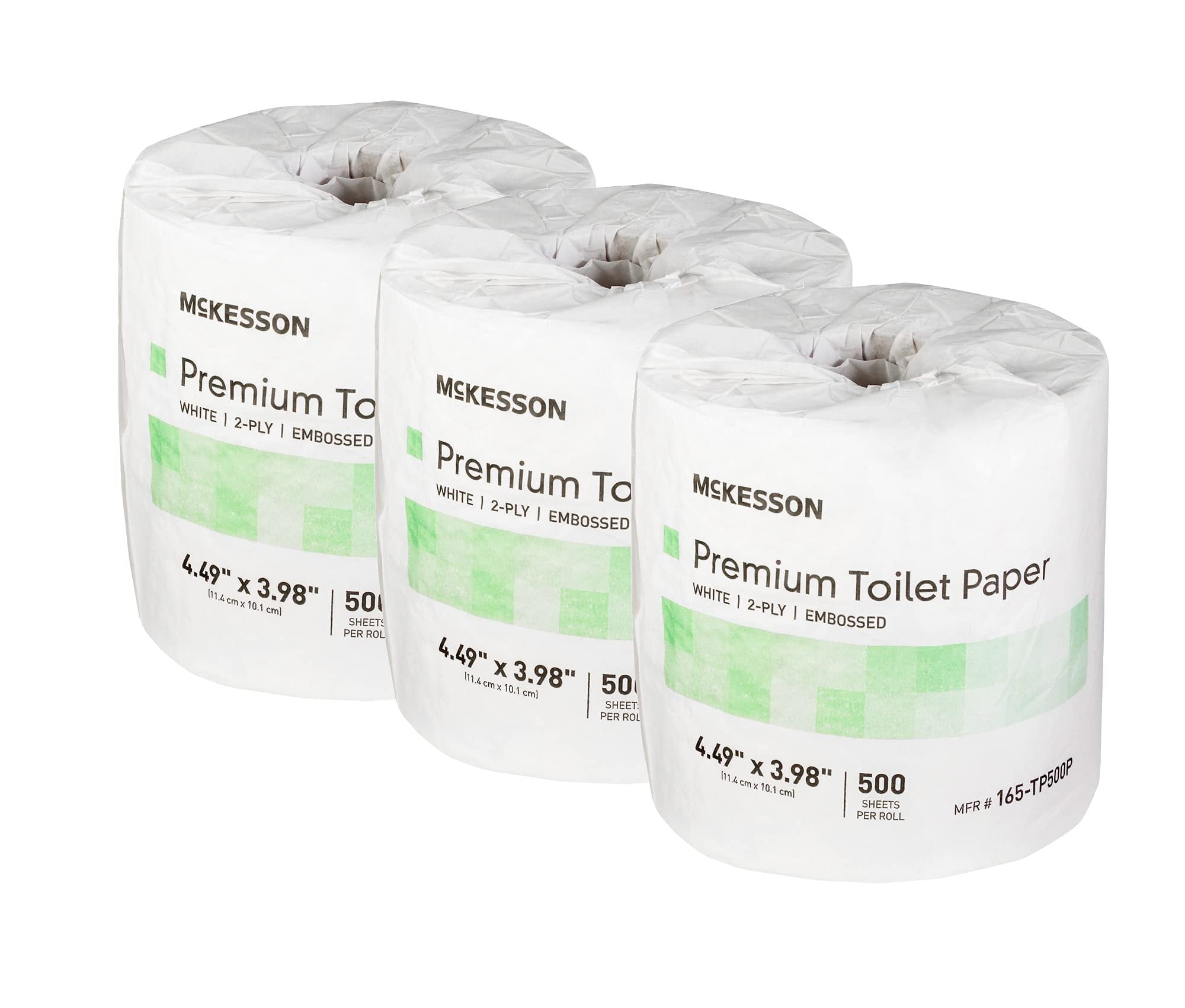 McKesson Toilet Paper, 2-Ply Ultra-Soft White Tissue, 80 Count, 4 x 4.5 ...