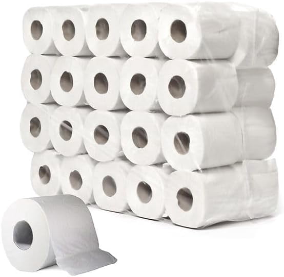 Toilet Paper Rolls, Last Longer Dissolves Faster 1-Ply, 1000 Sheets Per ...