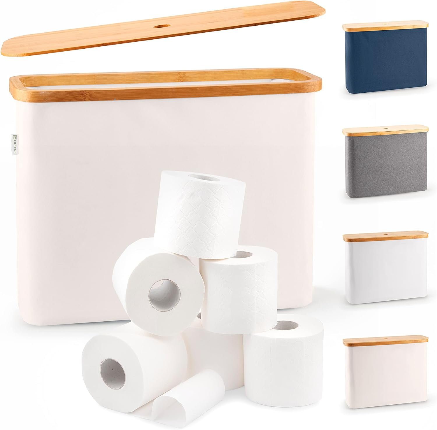 Toilet Paper Storage for 12 Rolls, Stackable & Foldable - The Ultimate ...