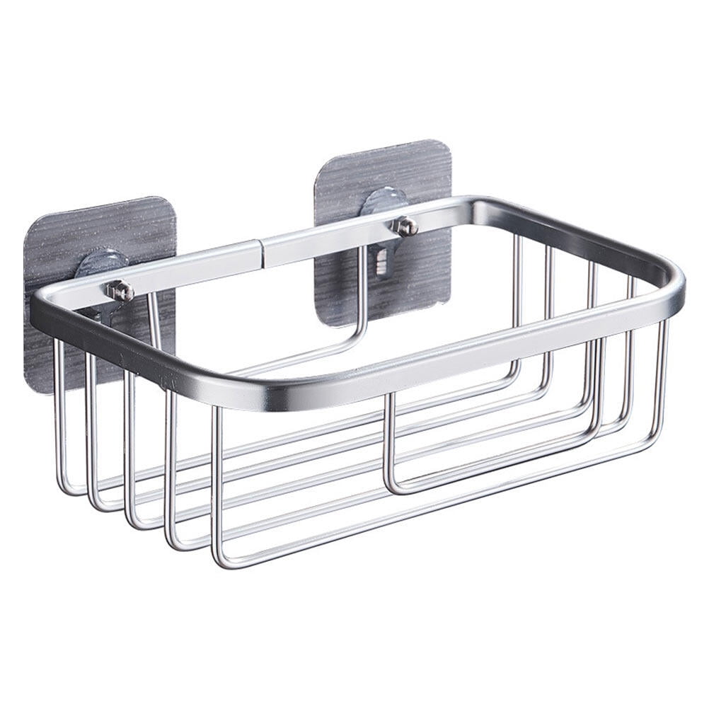 Toilet Paper Storage Rack Suction Cup Holder Bathroom Tissue Shelf ...