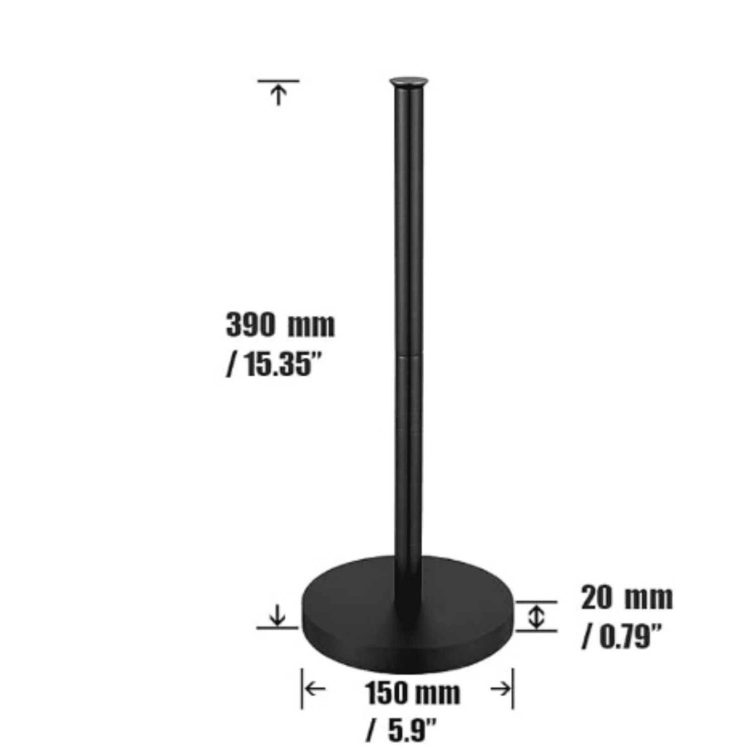 Toilet Paper Storage Stand Oil Rubbed Bronze, Stainless Steel Thicken 0 ...