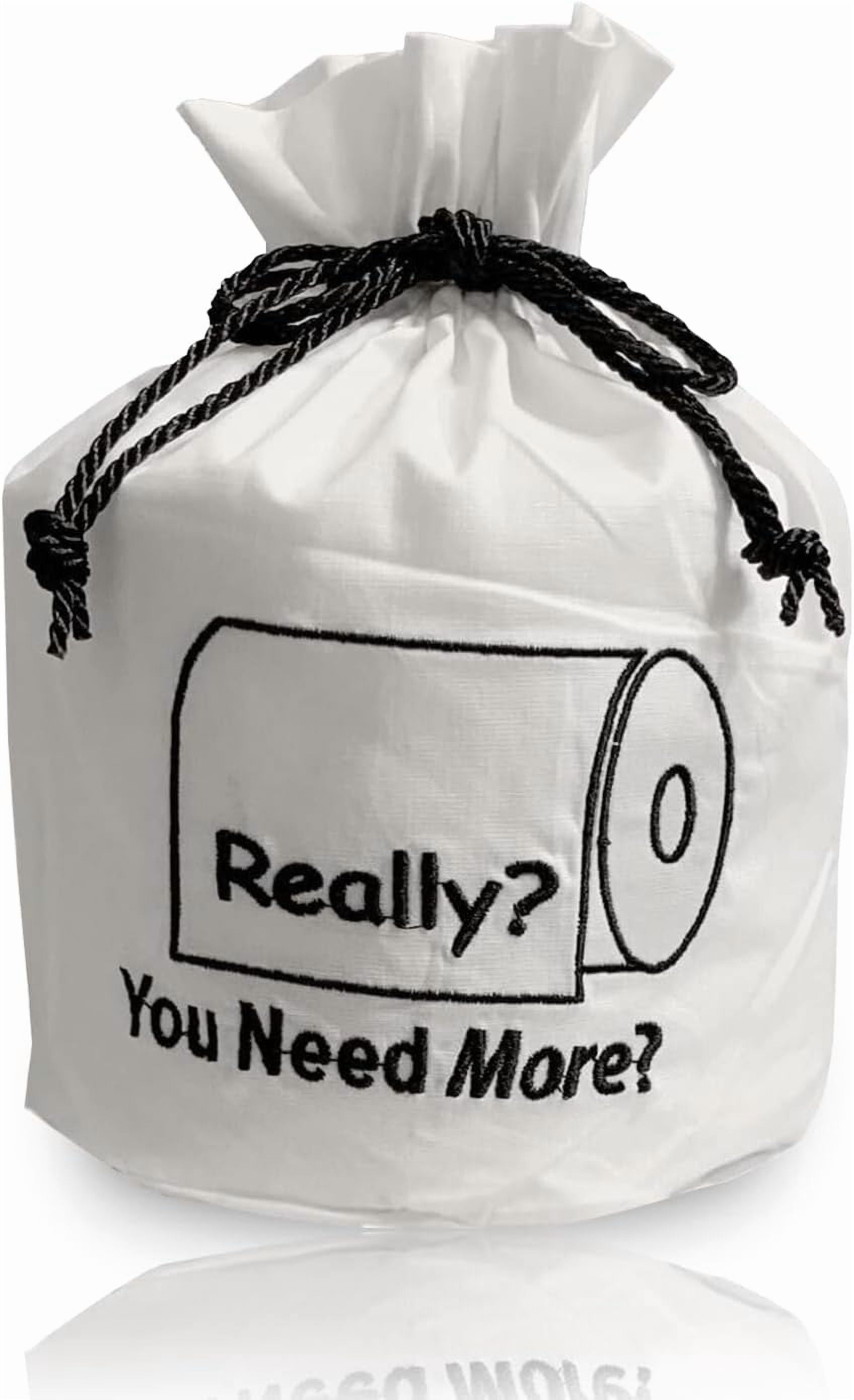 Born Uncommon Toilet Paper Roll Cover - 9" x 5.5" Reusable Cotton ...