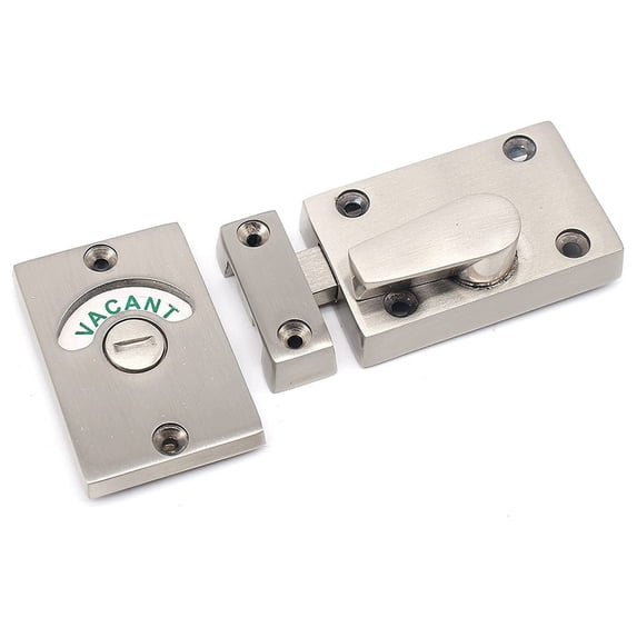 Toilet Partition Lock Indicator Bolt Vacant Engaged Privacy Latch WC ...