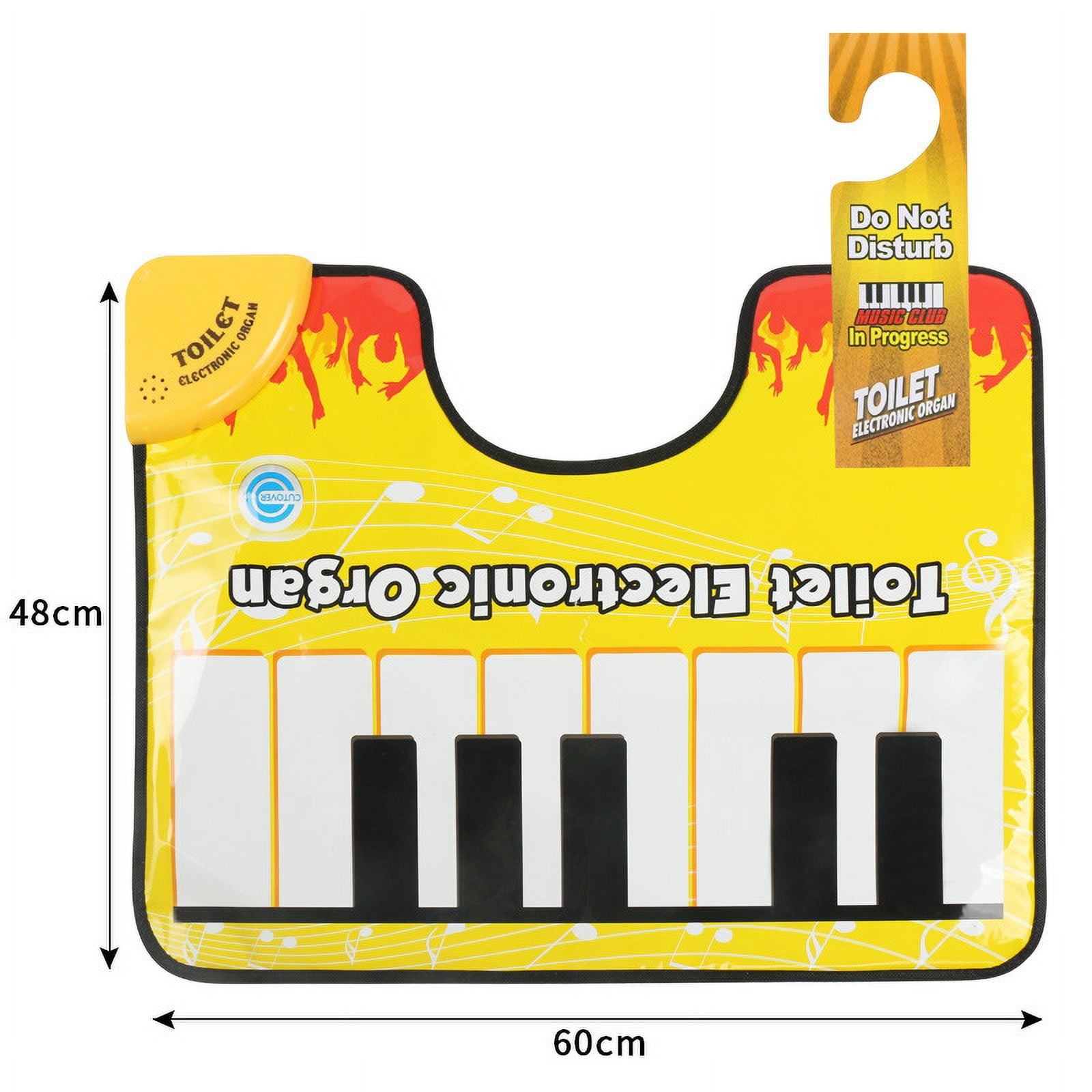 Toilet Piano Mat Toilet Toys For Relieving Boredom, Piano Music Blanket ...