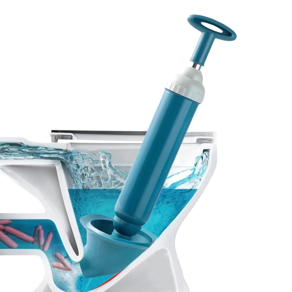 Toilet Plunger, 2025 UPgraded High Pressure Drain Unclogging Tool ...