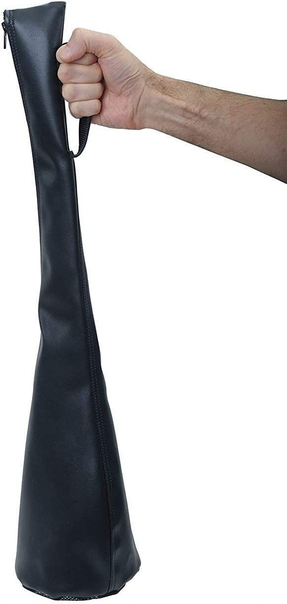 Toilet Plunger Bag Holder - Heavy Duty Black Universal Plunger Holder ...