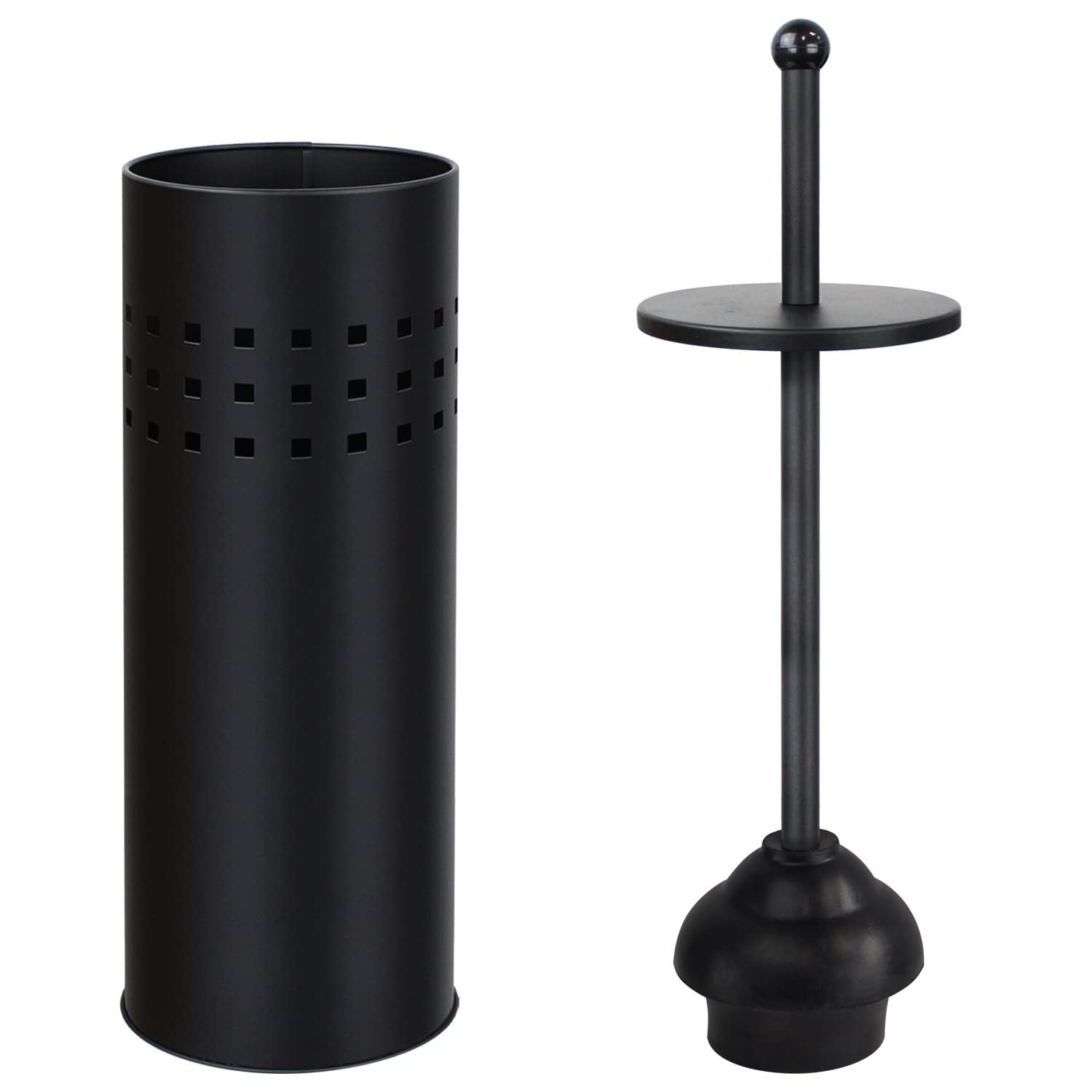 Toilet Plunger with Holder, Multi-Drain Plunger for Bathroom Toilets ...