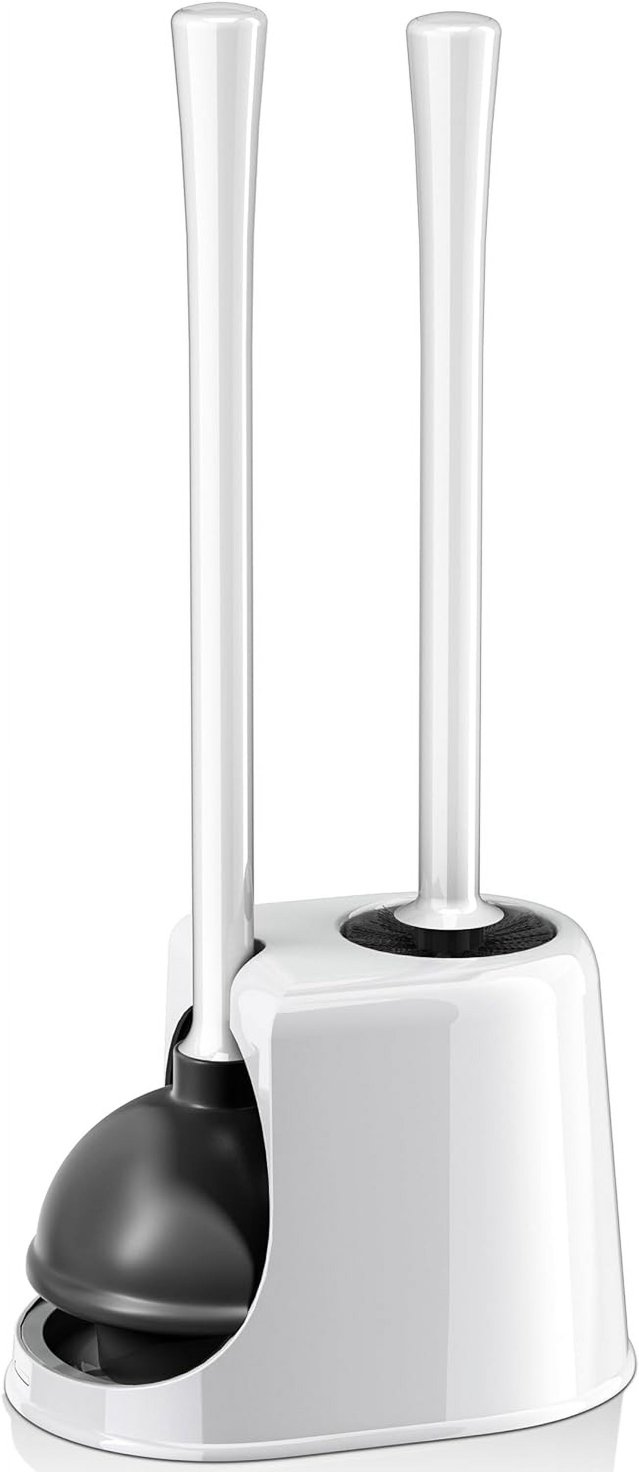 Toilet Plunger and Brush with Holder, Toilet Brush and Plunger Set for ...
