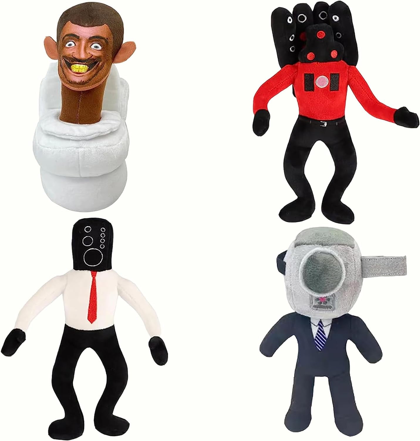 Toilet Plush Toy,Cameraman Plush,Speakerman Bosses Plushies,Soft Cotton ...