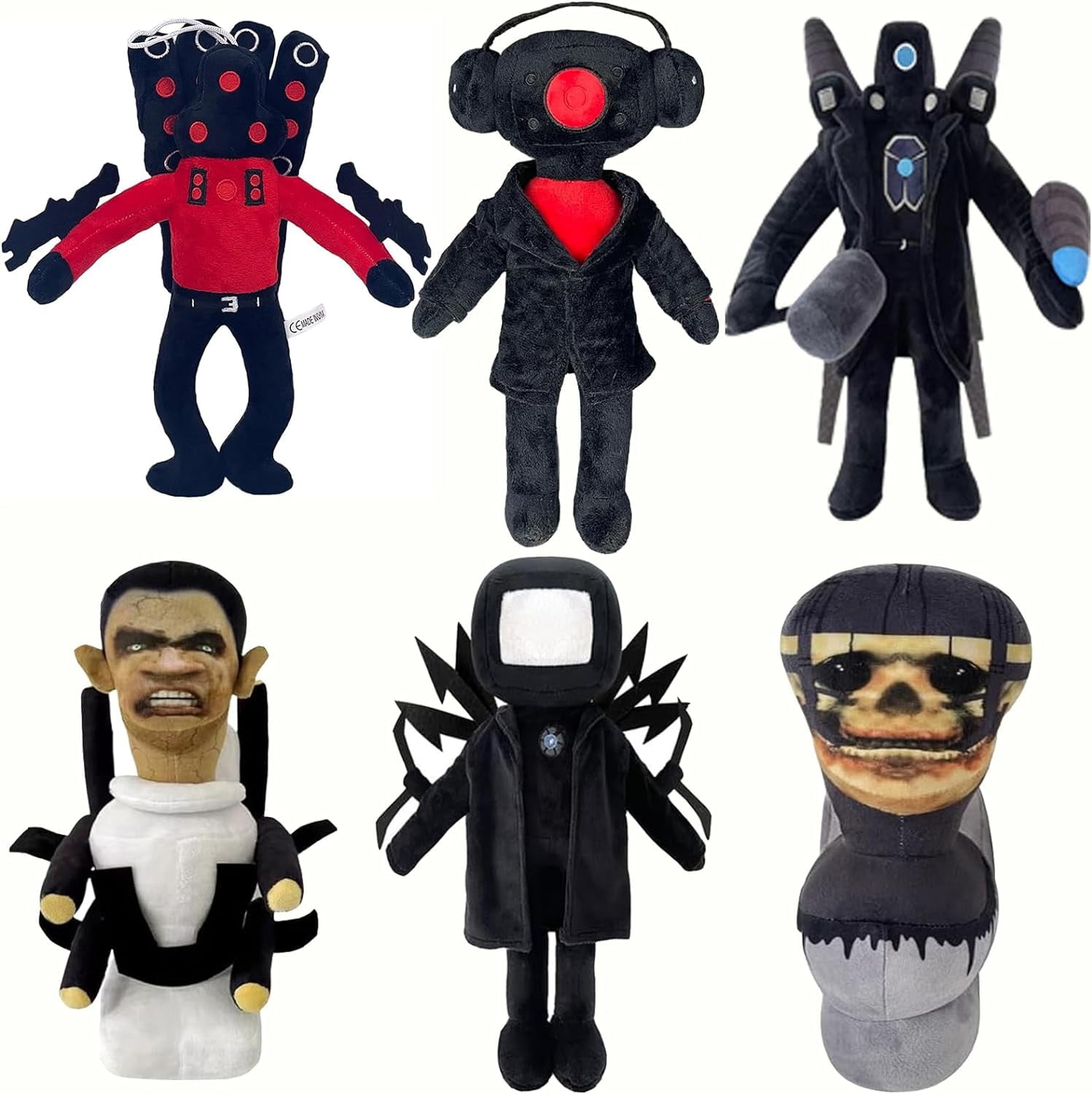 Toilet Plush Toy,Cameraman Plush,Speakerman Bosses Plushies,Soft Cotton ...