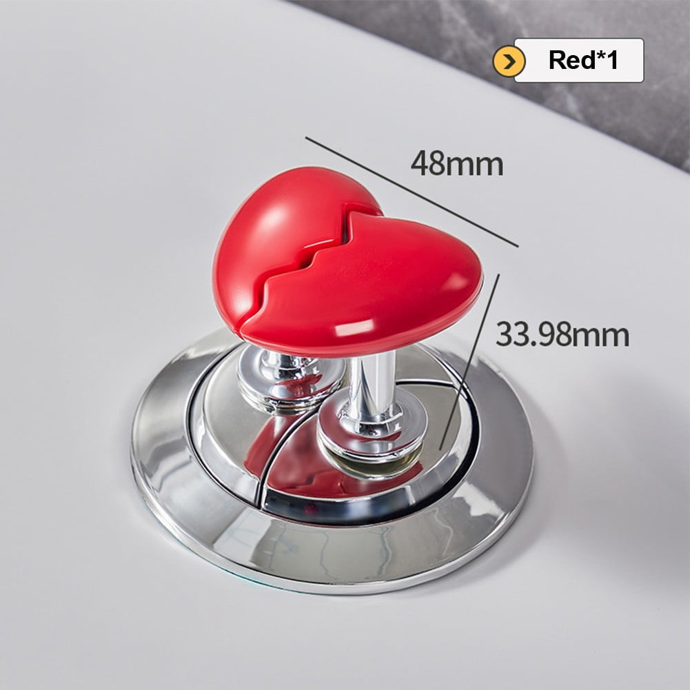 Toilet Pull Button Aid Broken Heart Shaped Push Tool Lid Cover ...