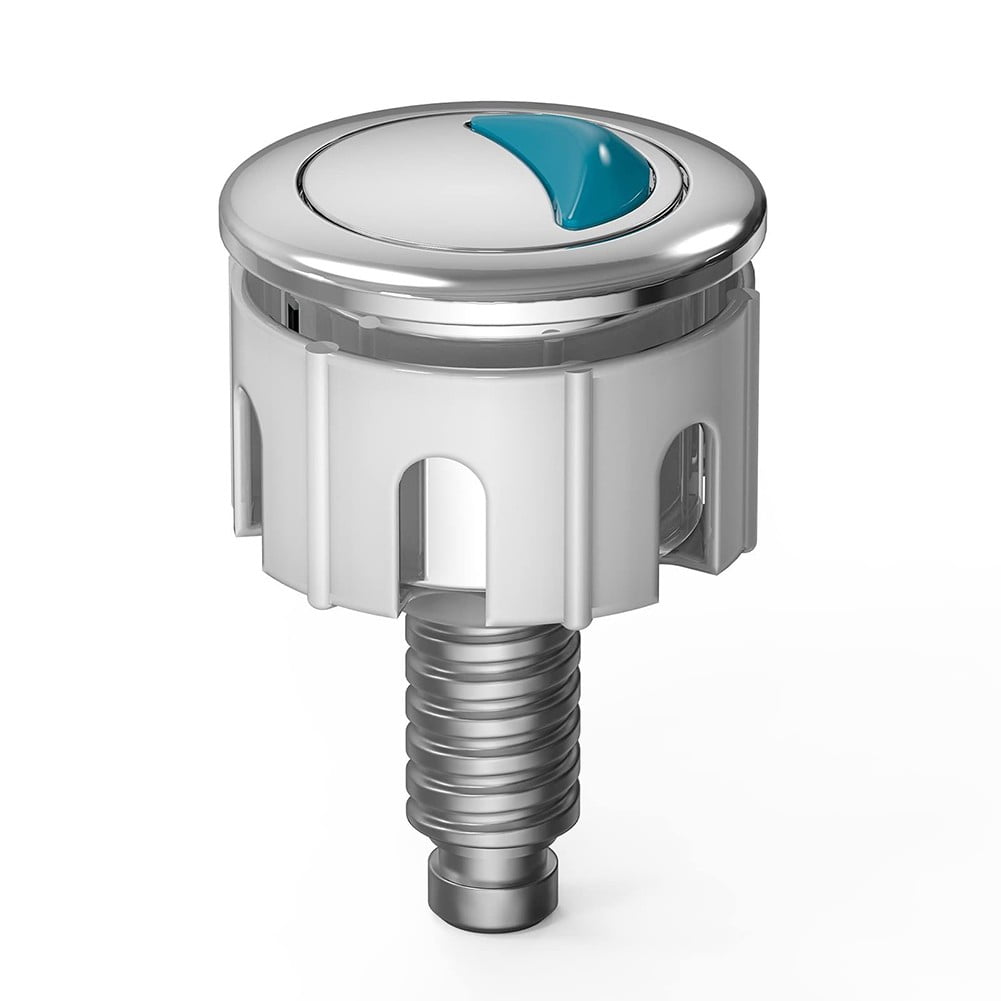 Toilet Push Button Dual Flush Water Saving Chrome For Ideal Cistern ...
