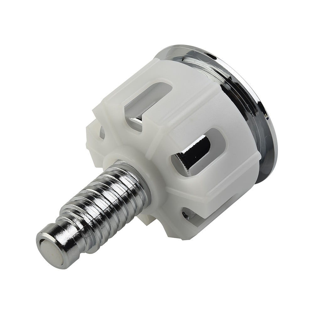 Toilet Push Button Dual Flush Water Saving Chrome for Cistern Tank ...